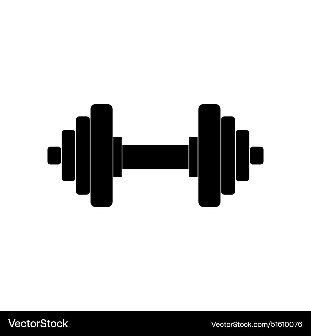 Barbell Royalty Free Vector Image - VectorStock