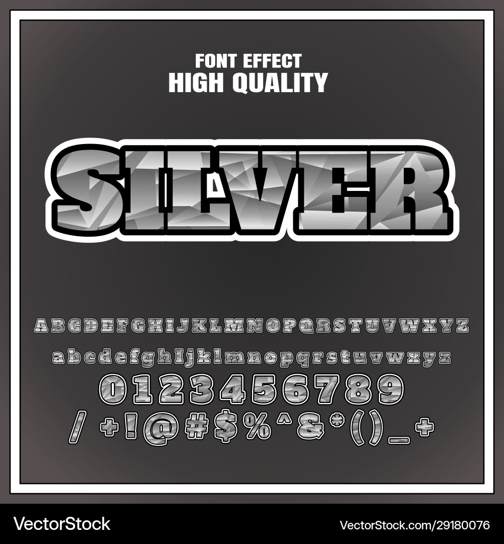 Display font design with linealphabet character Vector Image