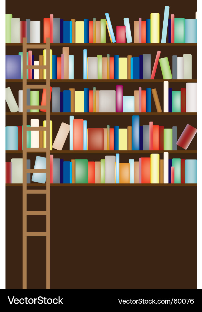 Library Royalty Free Vector Image - VectorStock