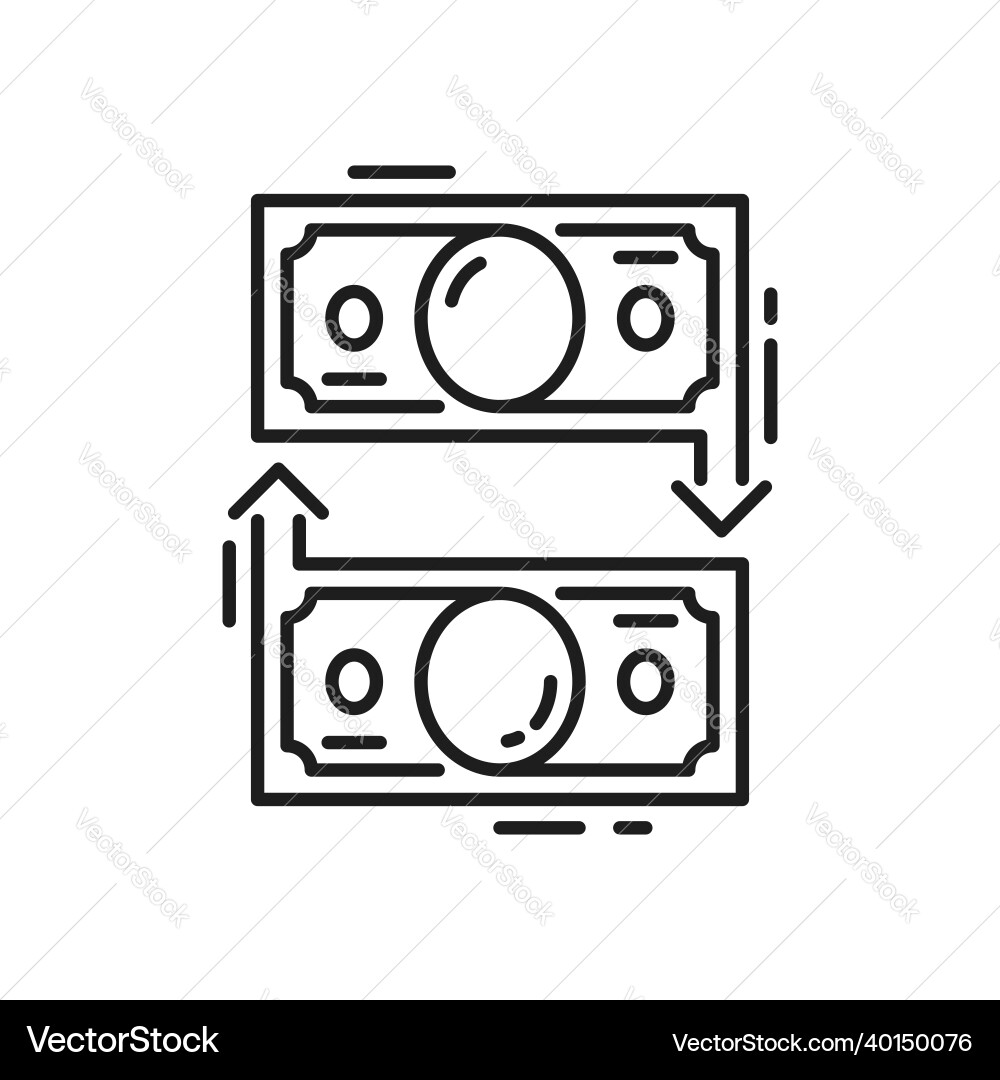 Money Exchange and Payments Royalty Free Vector Image