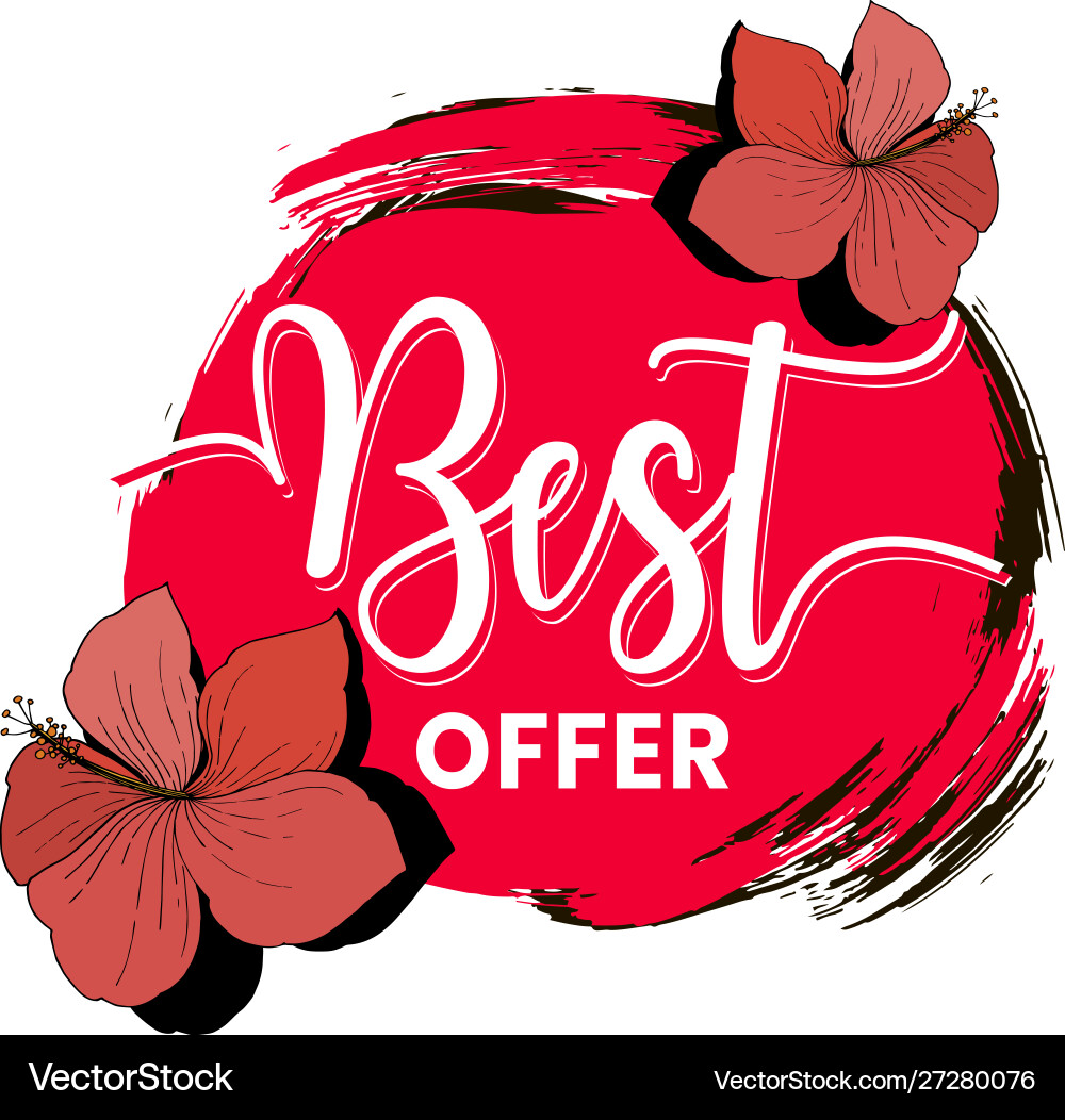 Sale tag with discount label promotion Royalty Free Vector