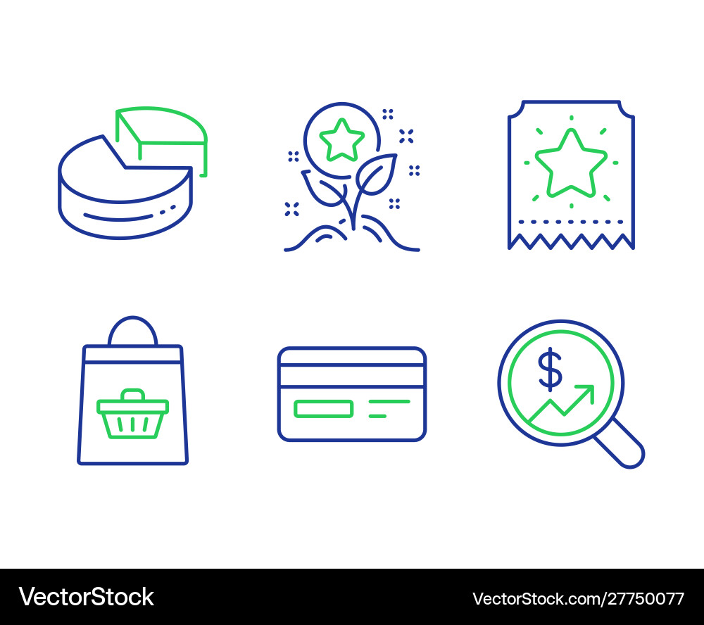 Loyalty points credit card and online buying Vector Image