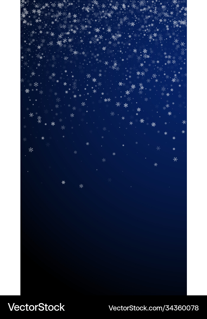Beautiful snowfall christmas background subtle fl Vector Image