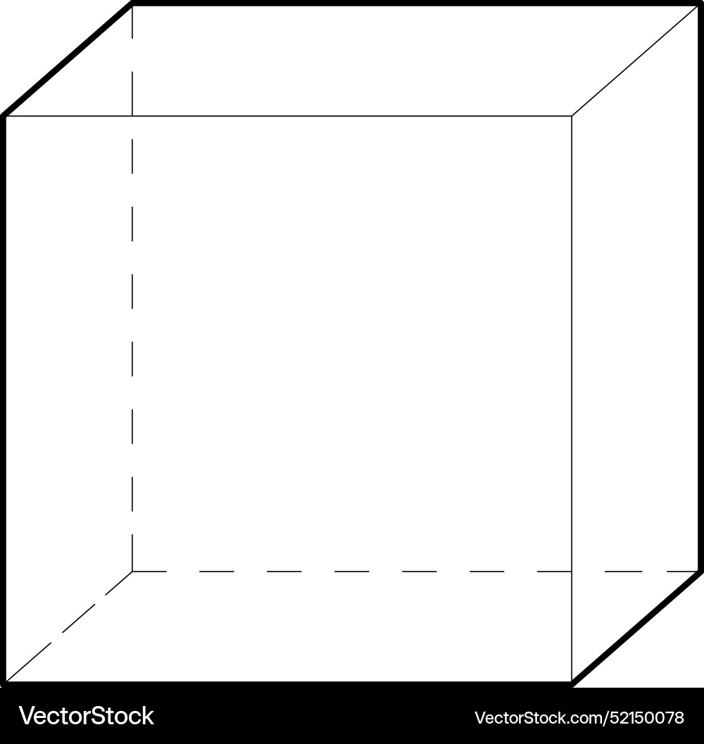 Cube 3d Royalty Free Vector Image - VectorStock