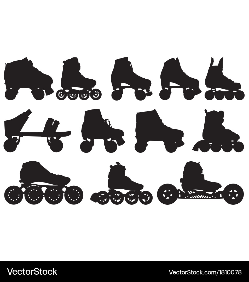 Inline Skating Silhouette Vector Images (over 160)