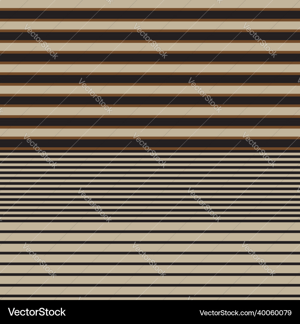 Brown double striped seamless pattern design Vector Image