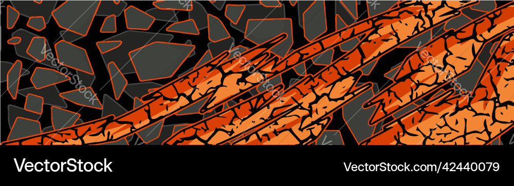 Car wrap design custom livery Royalty Free Vector Image