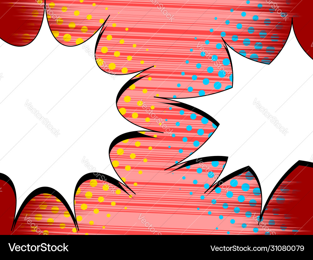 Comic rivalry concept Royalty Free Vector Image