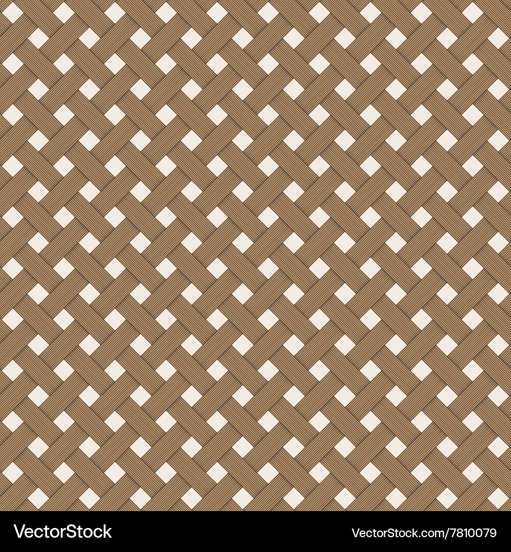 Geometric woven texture - seamless Royalty Free Vector Image