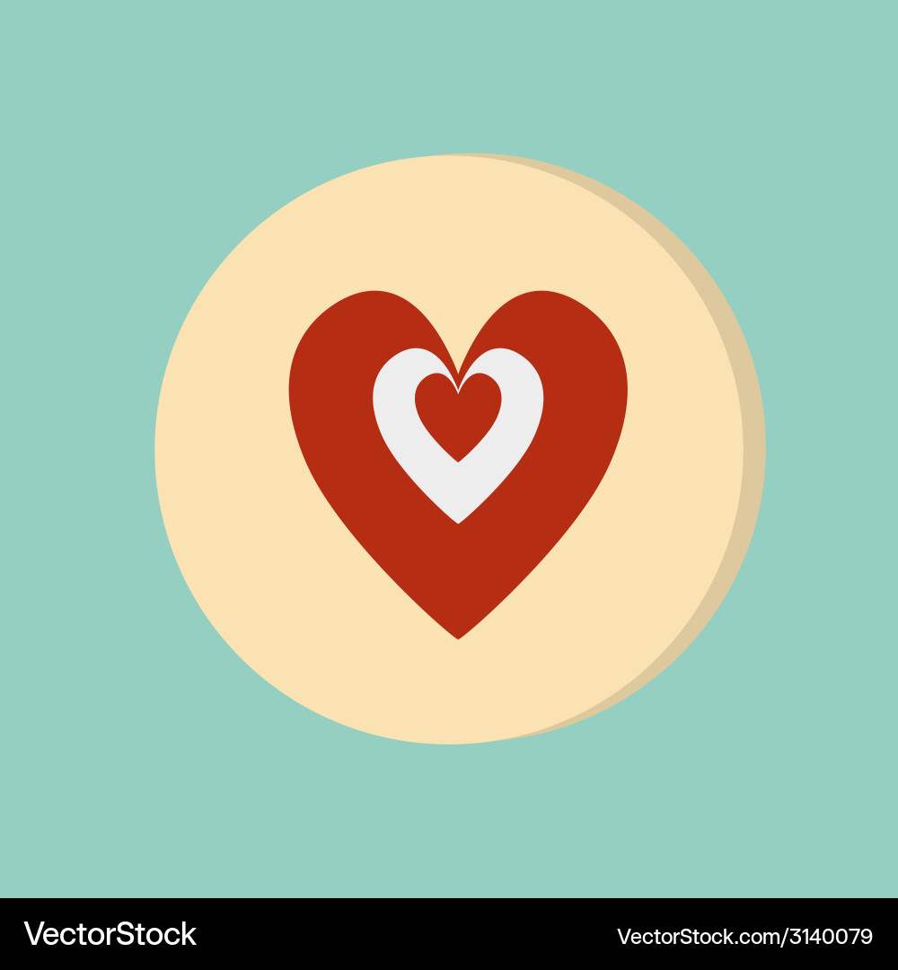 Heart symbol Royalty Free Vector Image - VectorStock