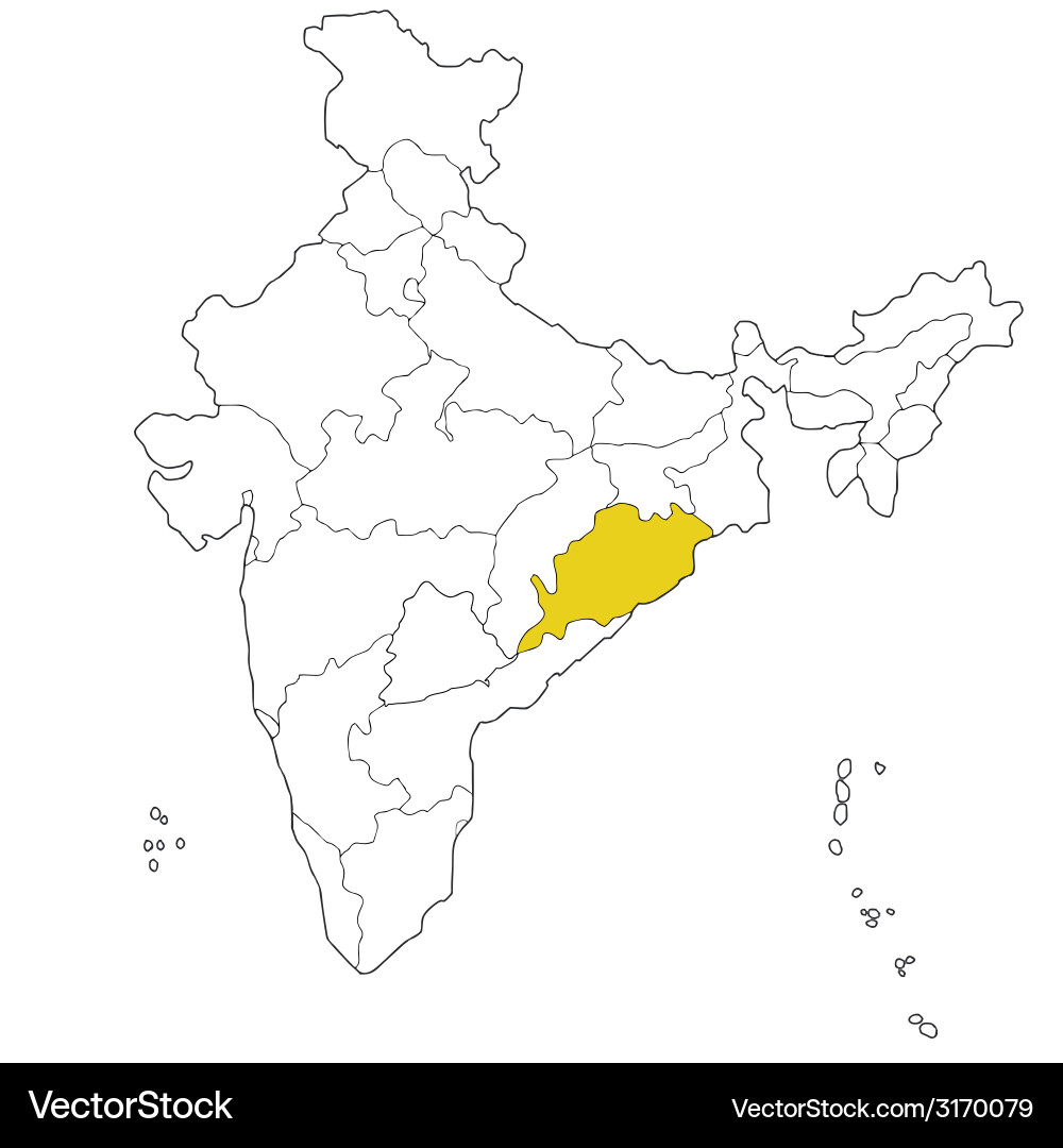 Orissa Royalty Free Vector Image - VectorStock