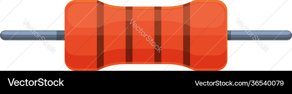 Switcher resistor icon cartoon style Royalty Free Vector