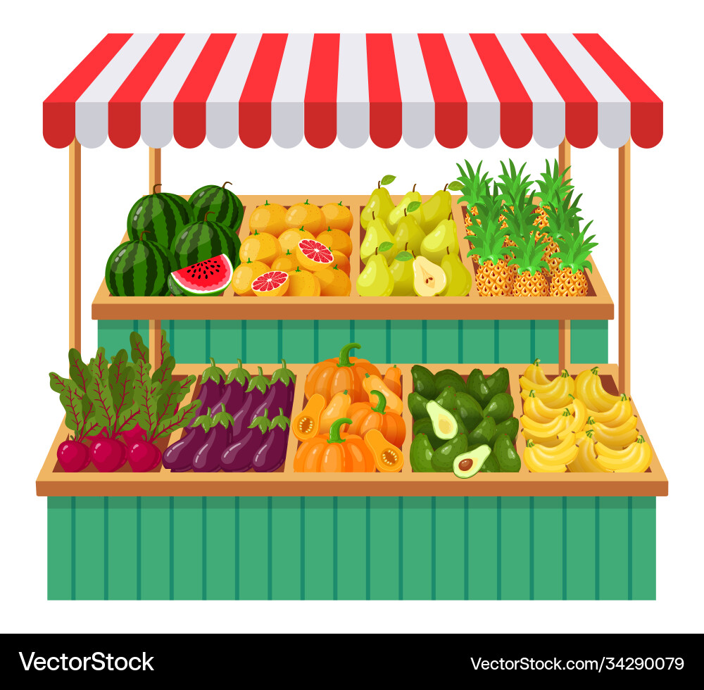 Cartoon Stall Vector Images (over 5,900)