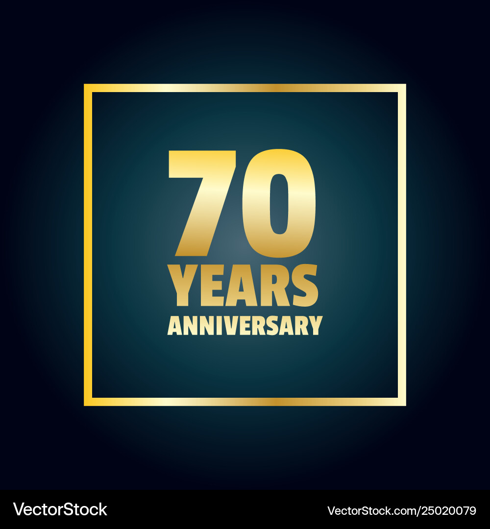 Years anniversary celebration design Royalty Free Vector