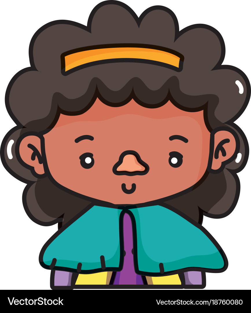 Isolated girl design Royalty Free Vector Image