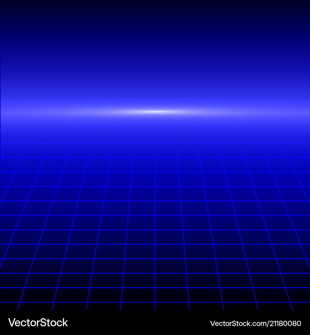 Perspective grid Royalty Free Vector Image - VectorStock