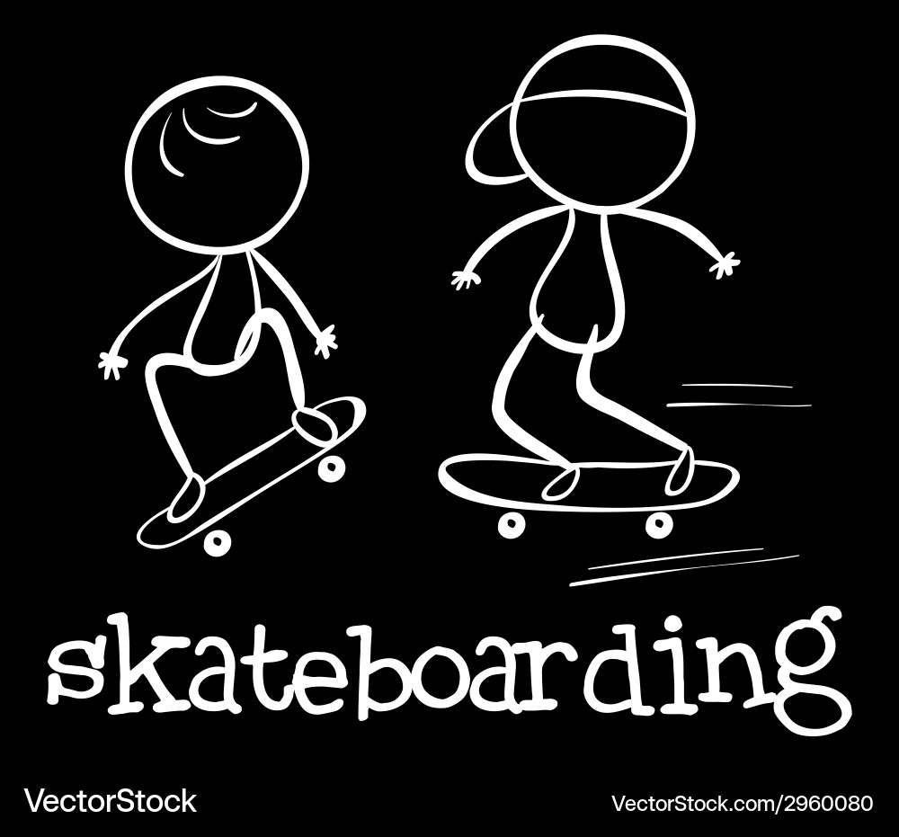 Skateboarding Royalty Free Vector Image - VectorStock