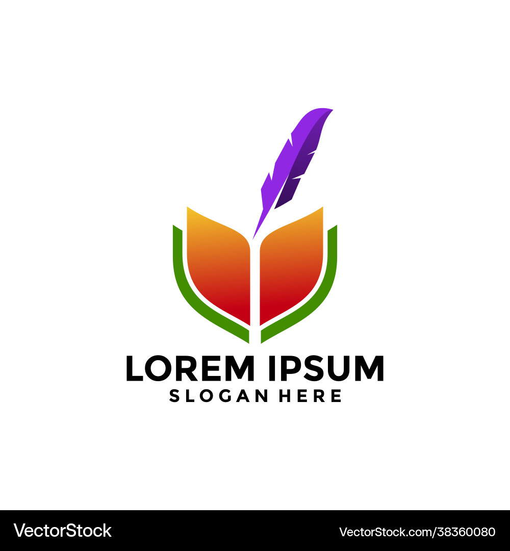 Story life book logo Royalty Free Vector Image