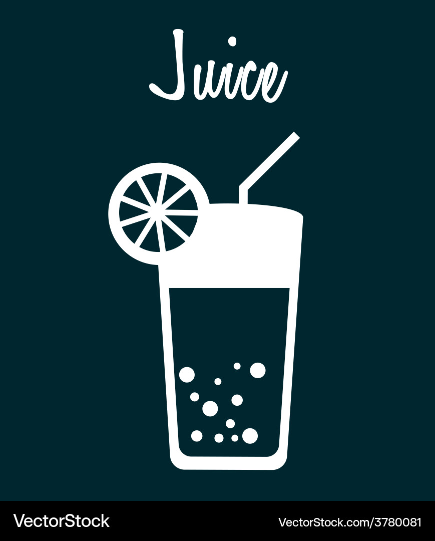 Juice fruit Royalty Free Vector Image - VectorStock