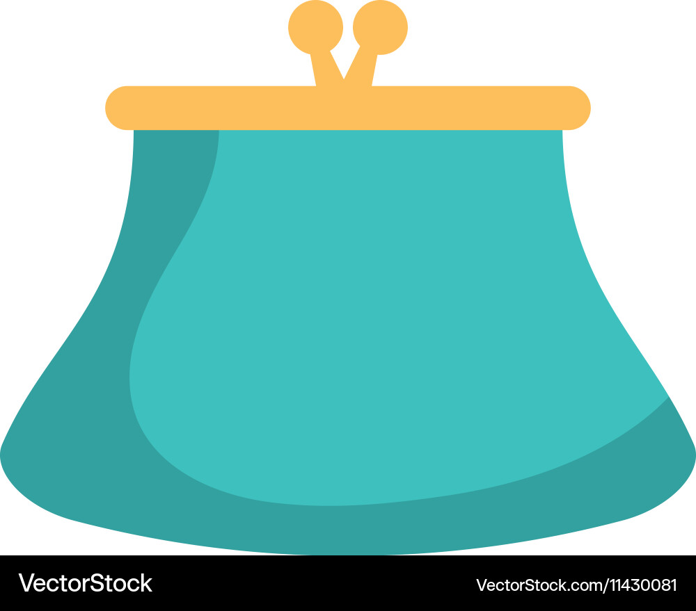 Purse woman isolated icon Royalty Free Vector Image