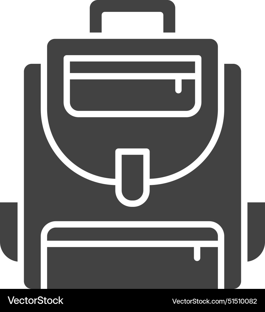 Backpack icon image Royalty Free Vector Image - VectorStock