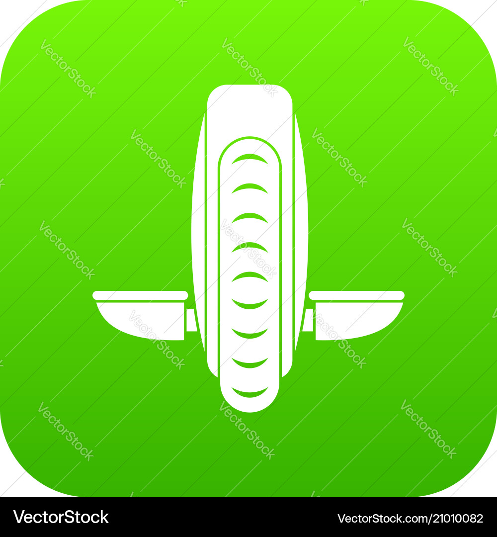 Balance vehicle icon digital green Royalty Free Vector Image