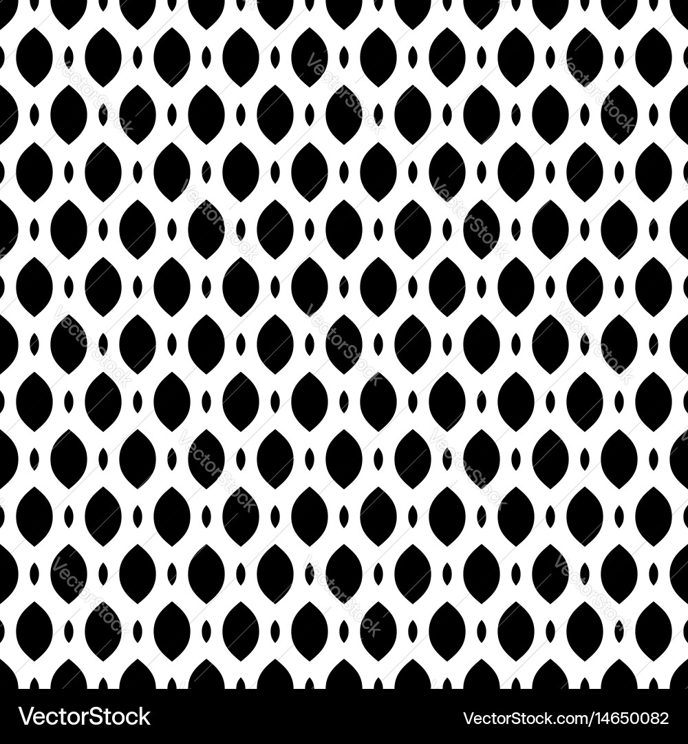 Black and white seamless pattern of mesh lattice Vector Image