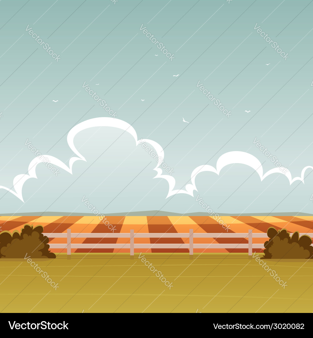 Field Royalty Free Vector Image - VectorStock
