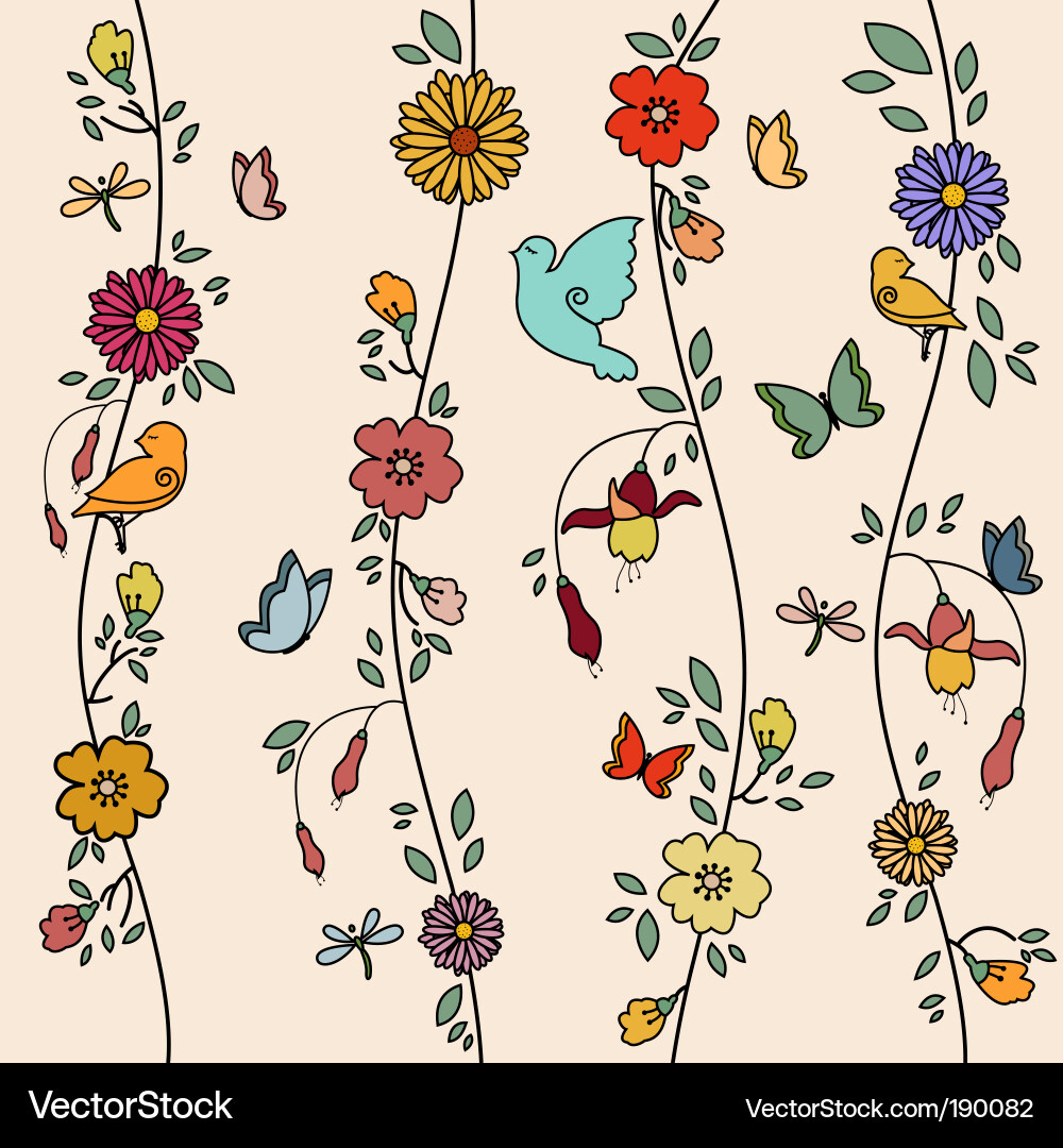 Floral design elements Royalty Free Vector Image