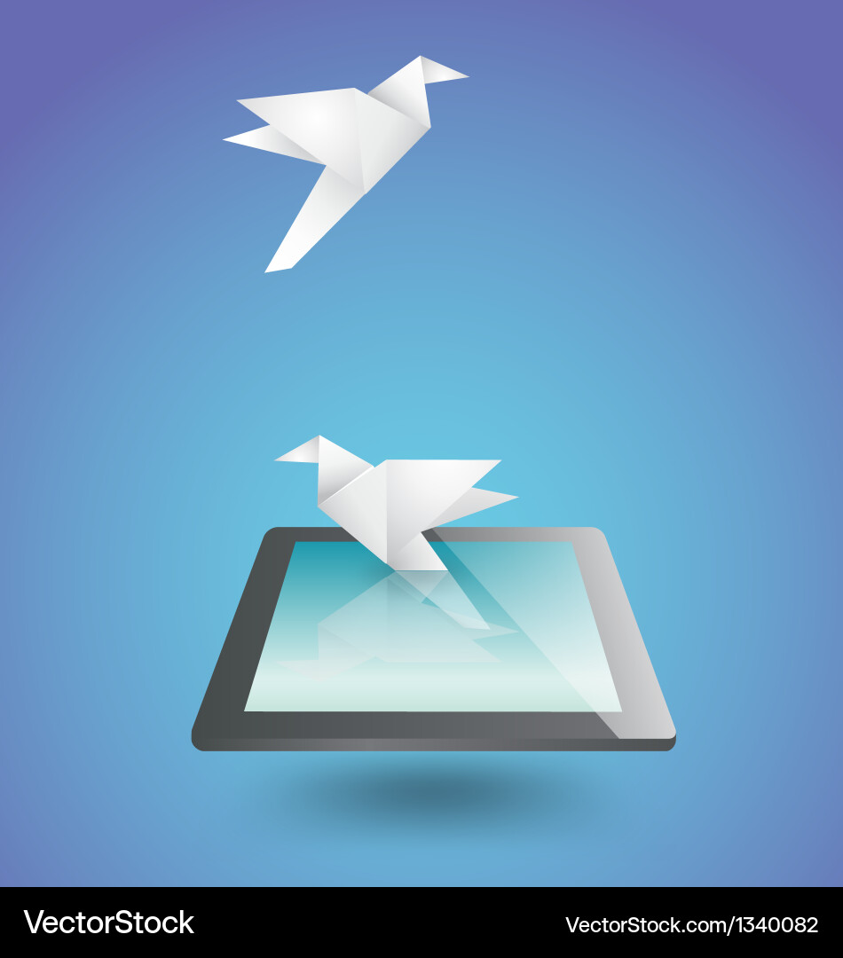 Freedom on technology Royalty Free Vector Image