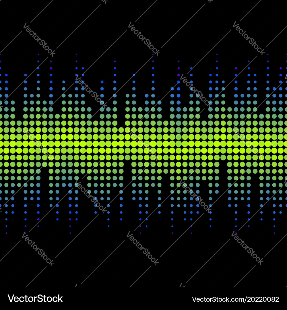 Halftone seamless pattern in bright neon colors Vector Image