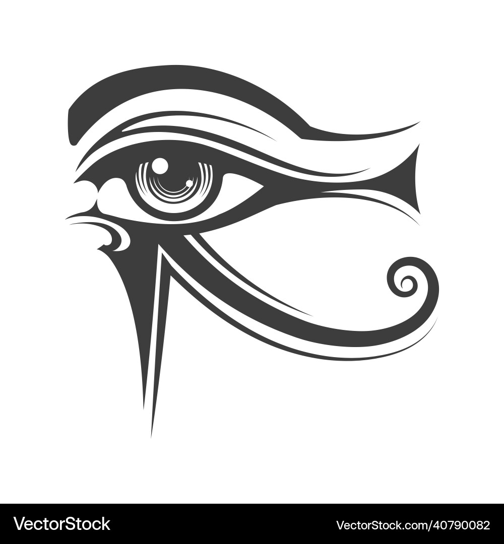 Horus Eye Symbol - Ancient Egyptian Royalty Free Vector