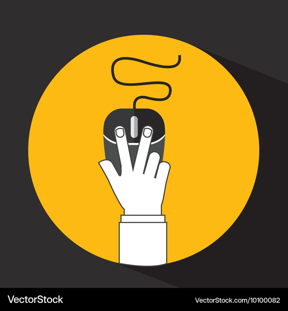 Mouse device icon Royalty Free Vector Image - VectorStock