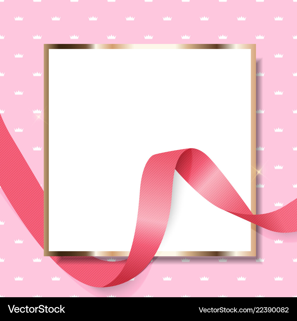 Princess crown background Royalty Free Vector Image