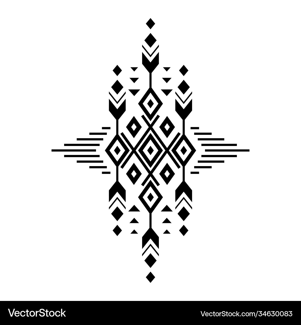 Aztec element Royalty Free Vector Image - VectorStock