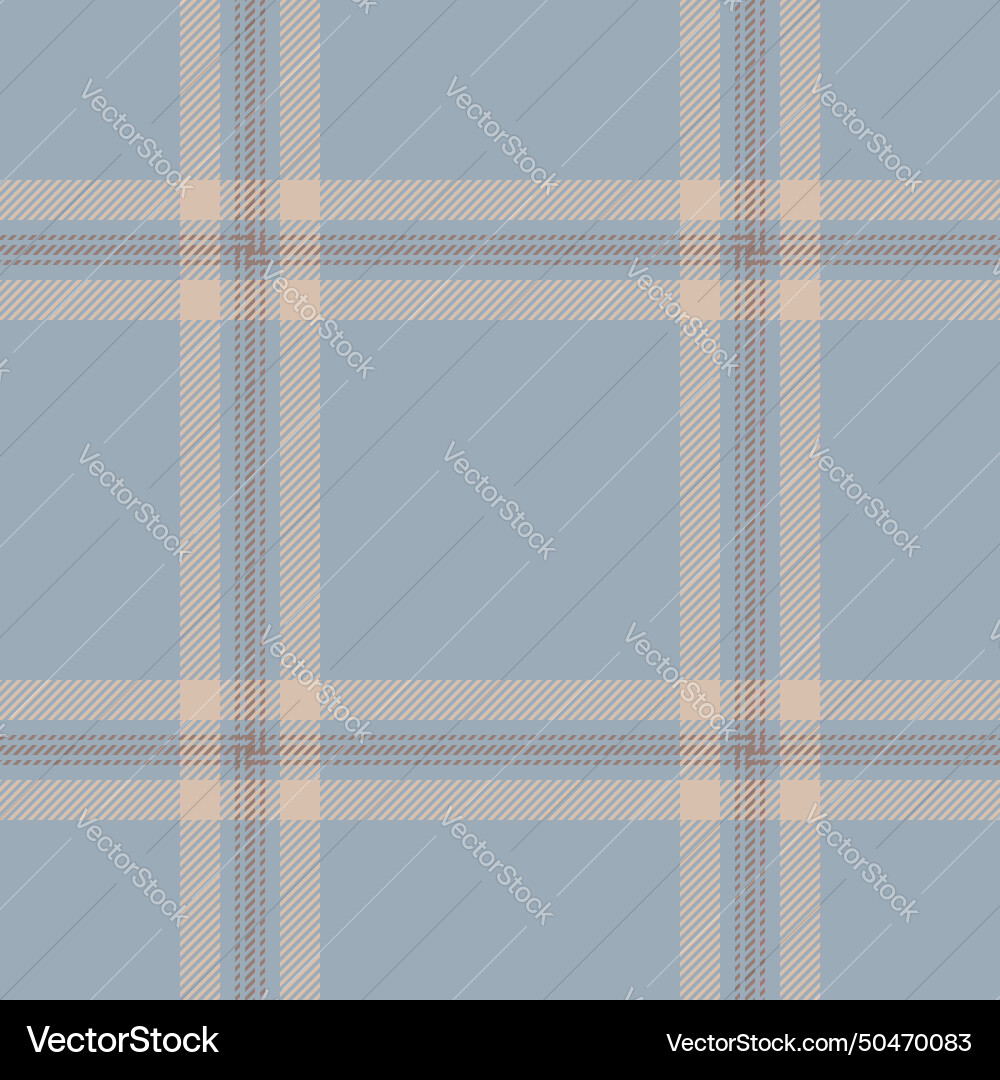 Fabric texture pattern of plaid seamless Vector Image