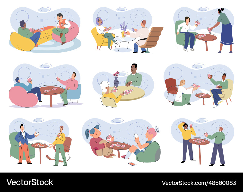 Game together playing games with friends Vector Image