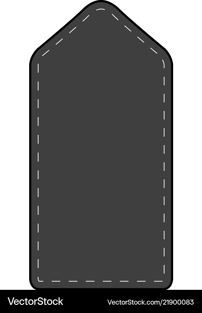 Isolated empty sale label Royalty Free Vector Image