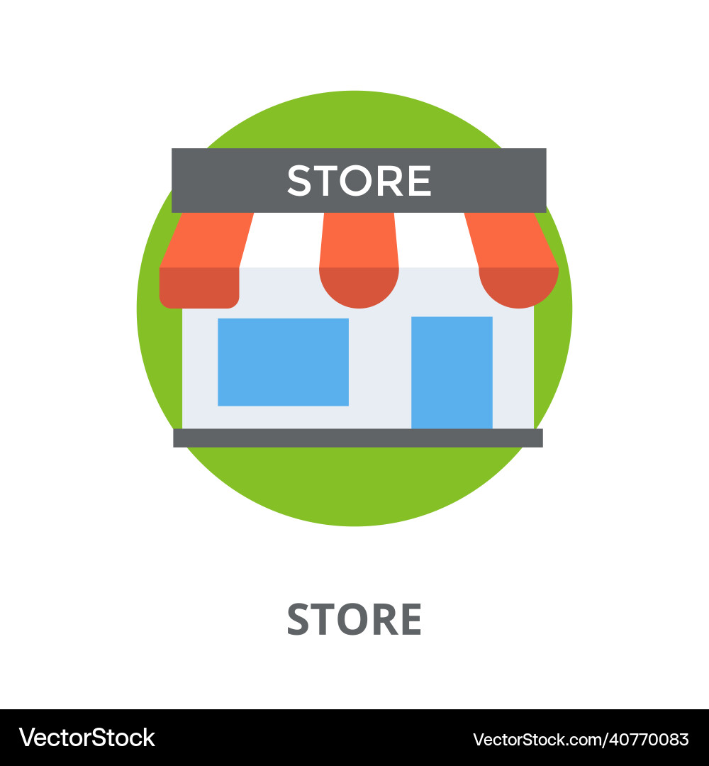 Store Royalty Free Vector Image - VectorStock