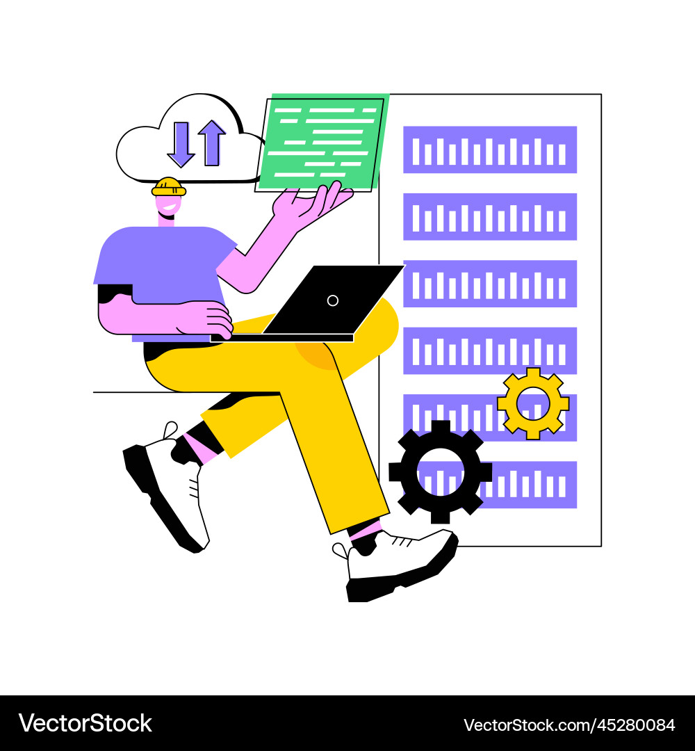 Big data analytics abstract concept Royalty Free Vector