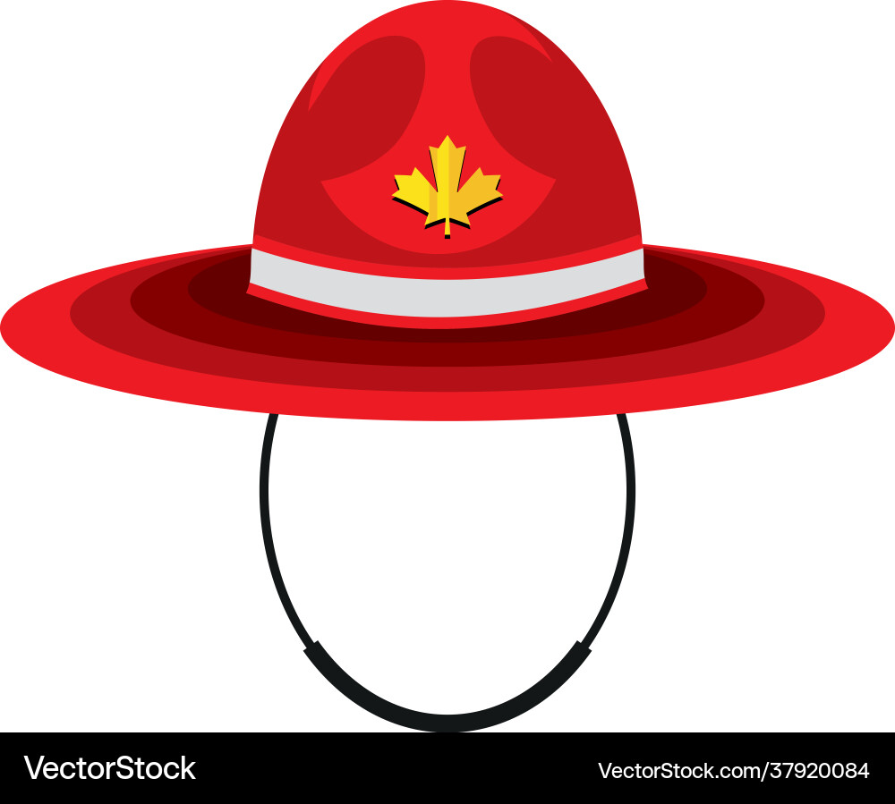 Canadian red hat Royalty Free Vector Image - VectorStock