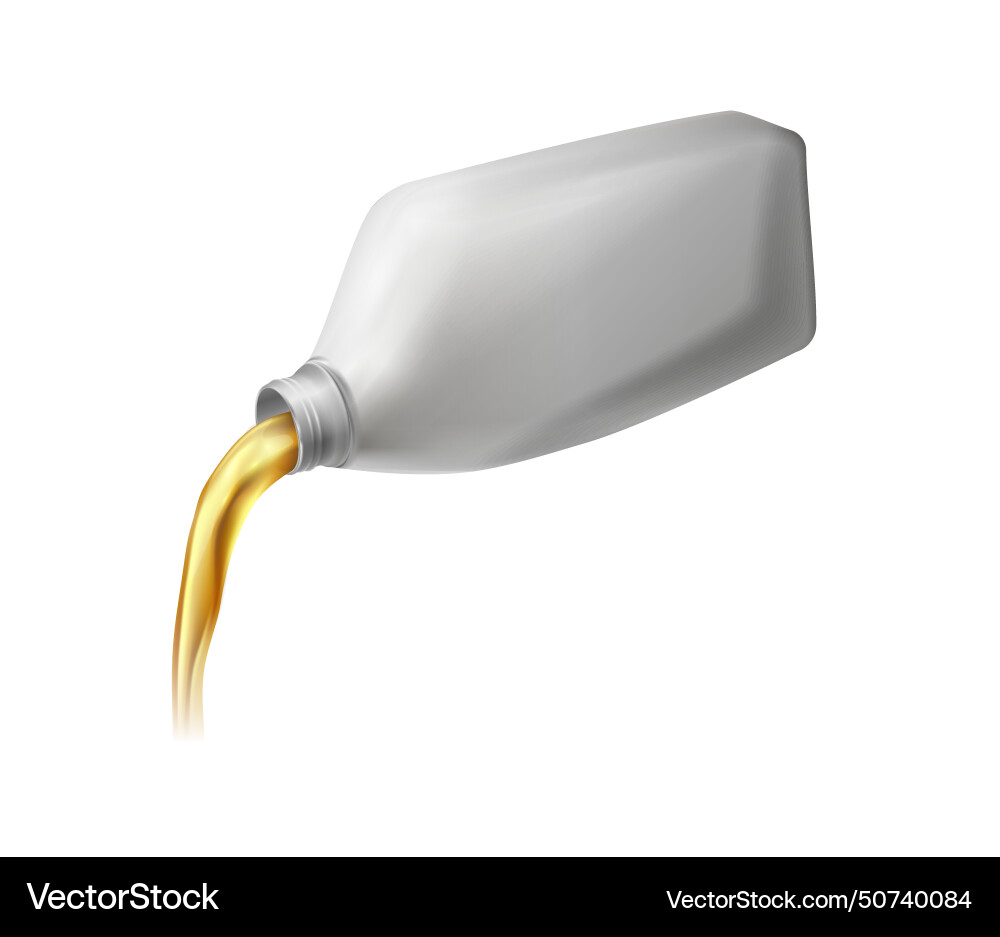 Canister pouring oil composition Royalty Free Vector Image