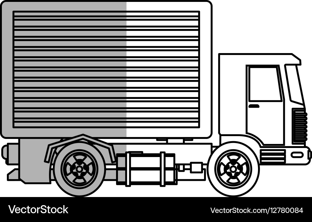 Cargo Truck Icon Lizenzfreies Vektorbild - VectorStock