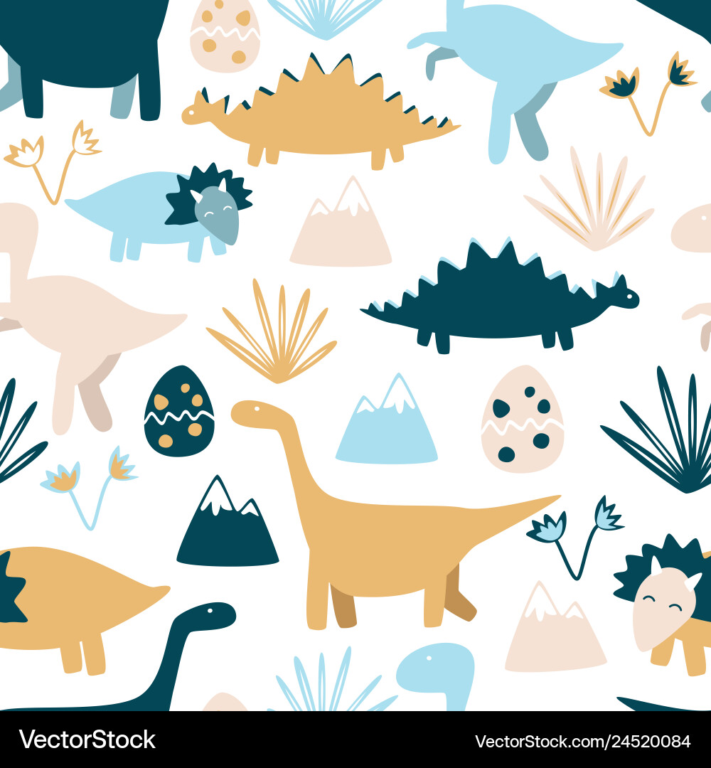 Free Dinosaur Pattern Vector Images (56)