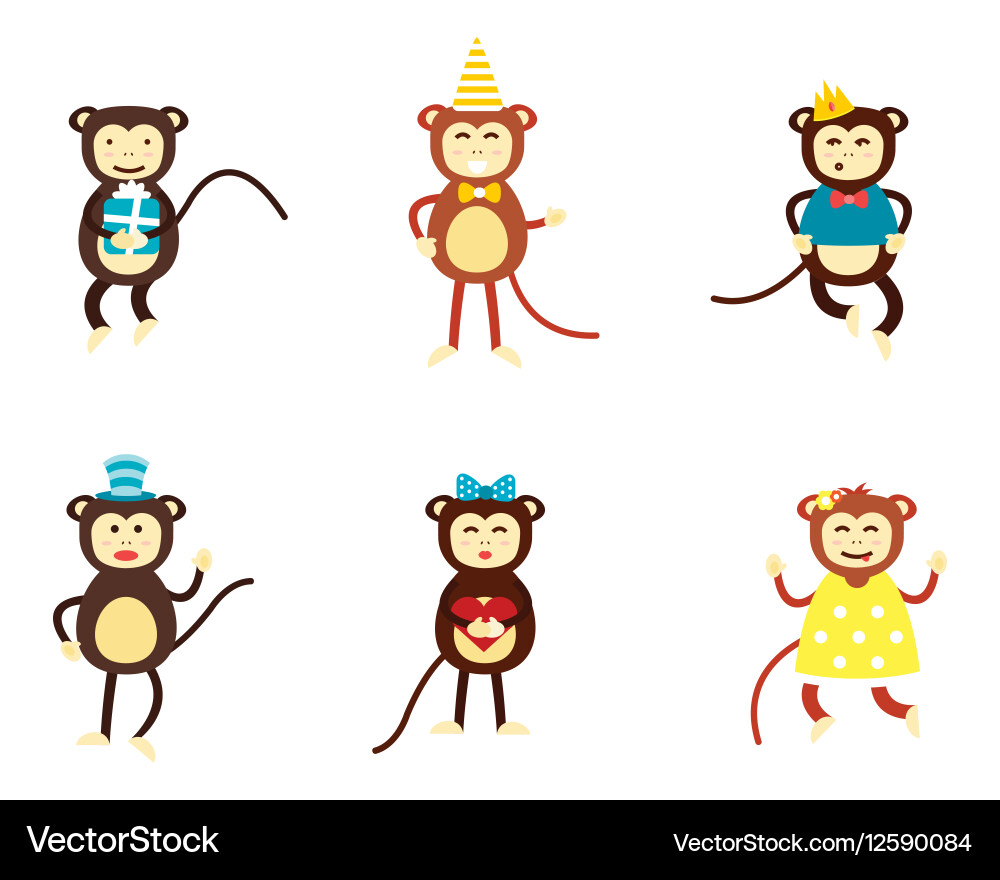Monkey Royalty Free Vector Image - VectorStock