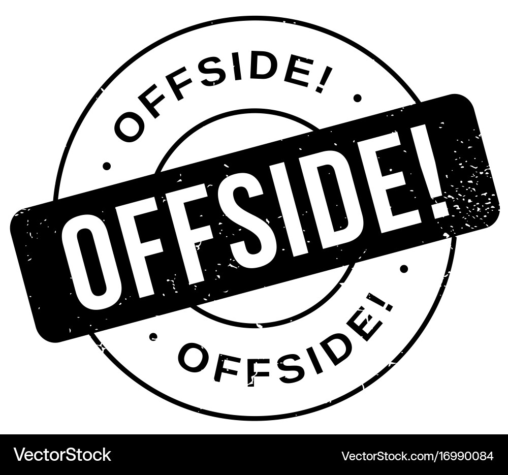 Offside rubber stamp Royalty Free Vector Image