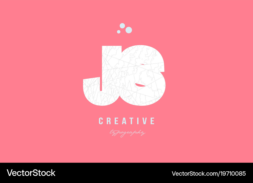 Design of alphabet letter logo combination Vector Image