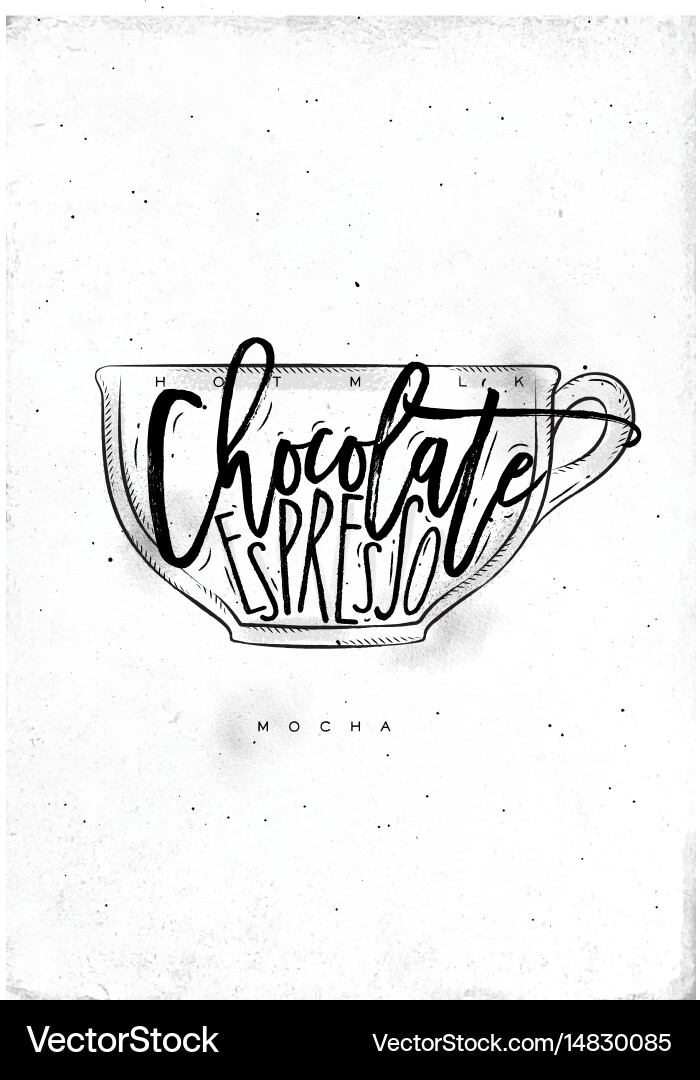 Mocha cup Royalty Free Vector Image - VectorStock