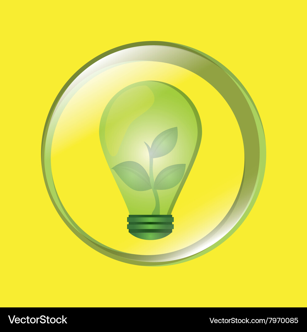 Natural and eco design Royalty Free Vector Image