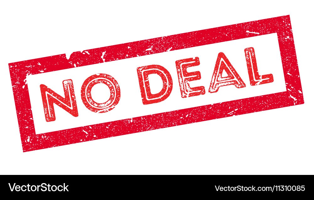 No deal rubber stamp Royalty Free Vector Image